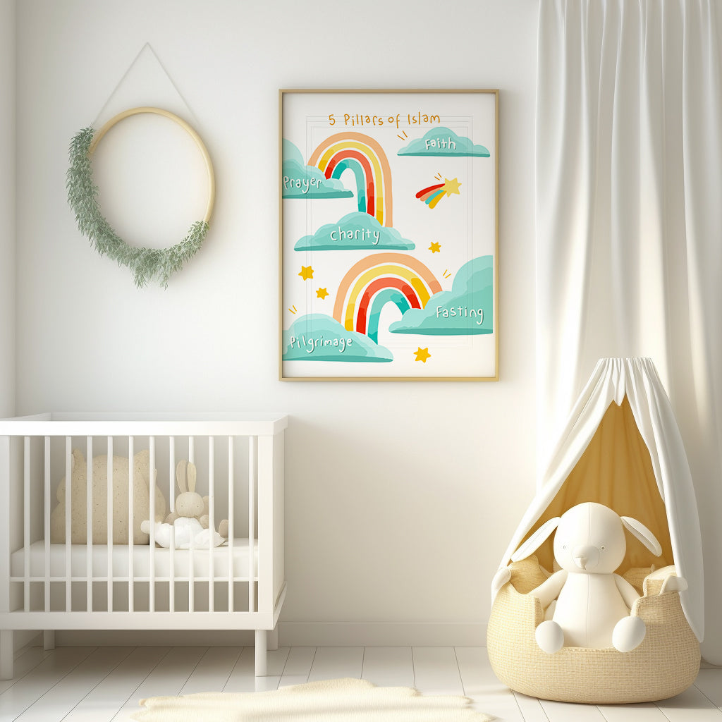 Rainbow of Faith: The 5 Pillars – Kiddo Frames
